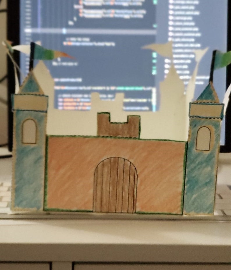 3D Castle Model, Download and Print - Etsy
