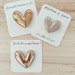 Broche coeur message personnalisé. Cadeaux d'invités pour mariage ...
