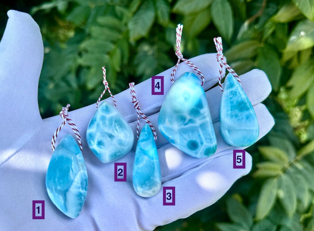 Beautiful Larimar Pendant (atlantis Stone) Fantastic High Quality ...