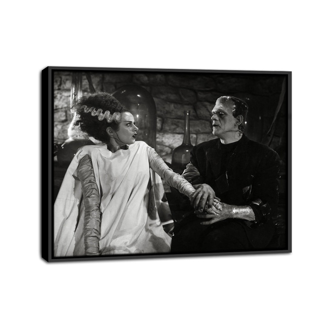 Bride of Frankenstein Painting Oil Canvas Print Reproduction - Etsy