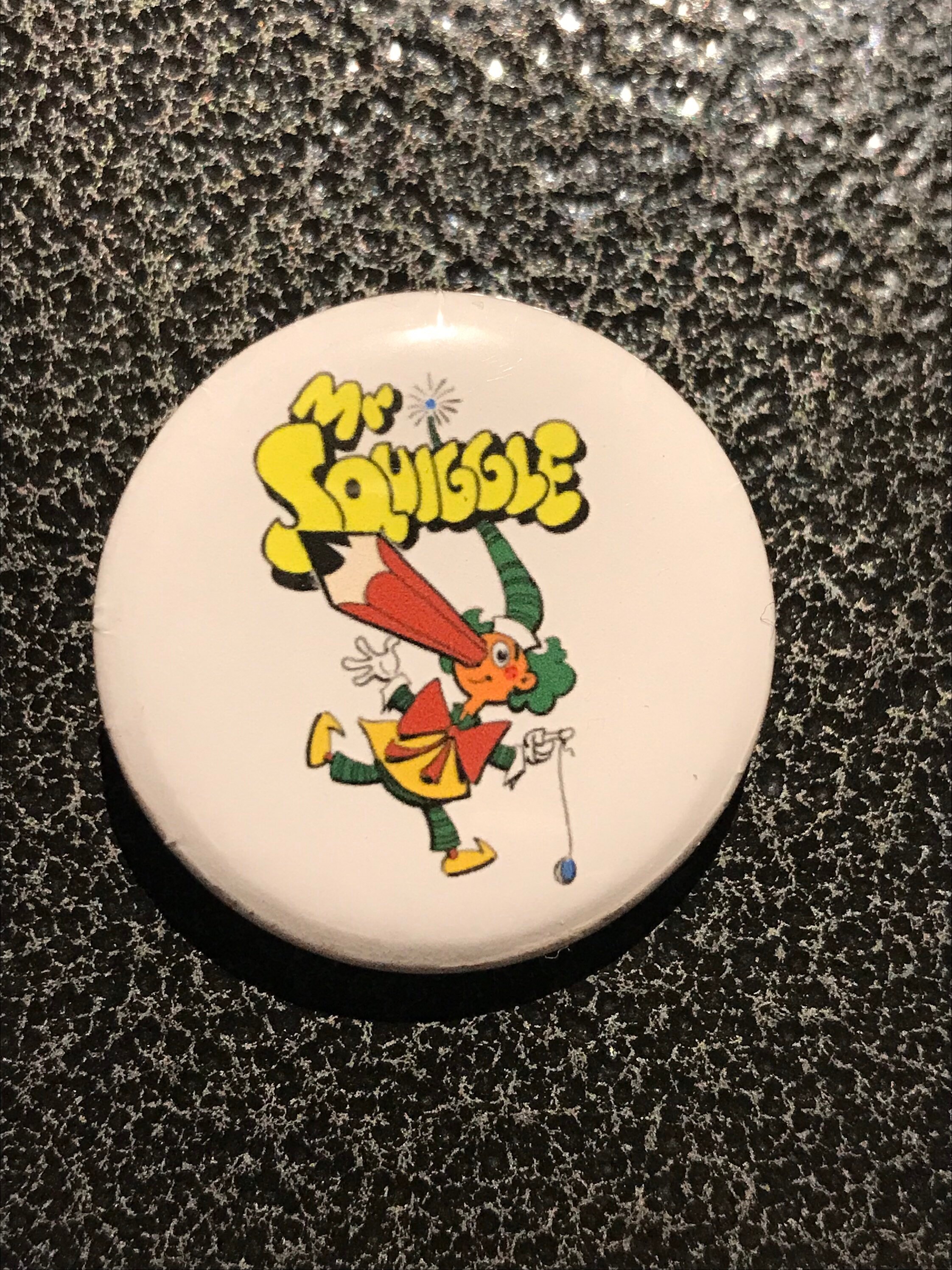 Mr Squiggle Badge - Etsy Australia