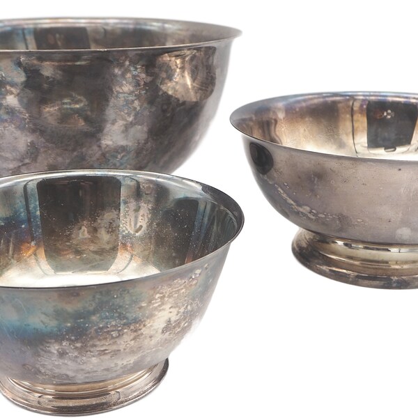 Silver Pedestal Bowl - Etsy