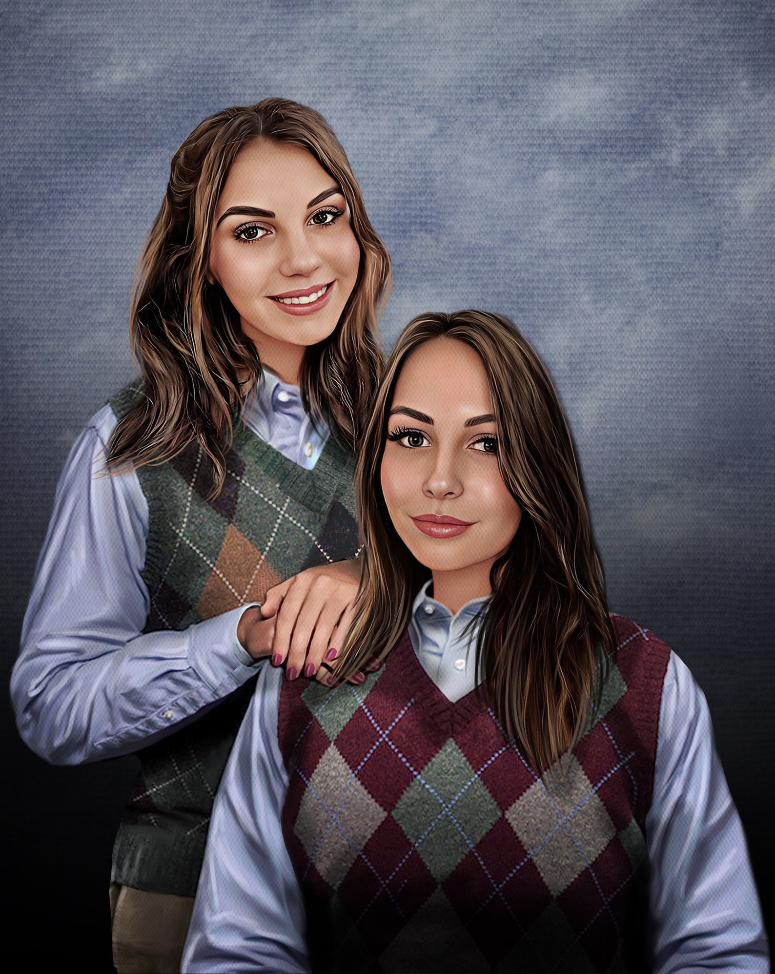 Step Brothers | Step Sisters | Funny Portrait | Family Gift Ideas ...