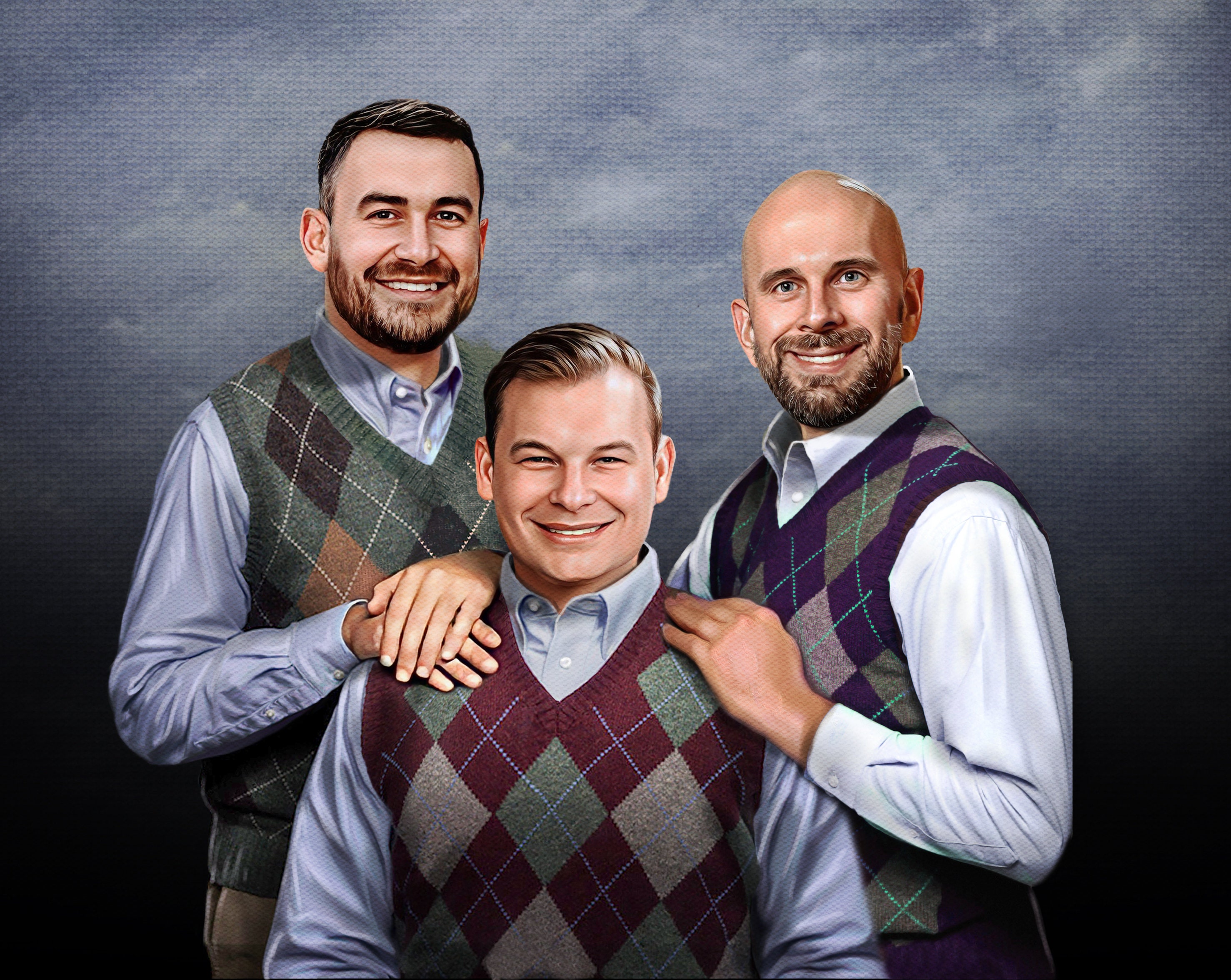 Step Brothers Family Portrait | Funny Portrait | Family Gift Ideas ...