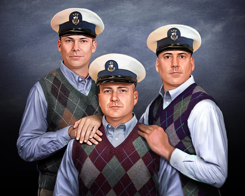 Step Brothers Family Portrait | Funny Portrait | Family Gift Ideas ...