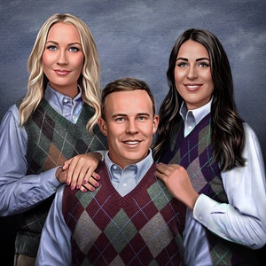 Step Brothers Family Portrait | Funny Portrait | Family Gift Ideas ...