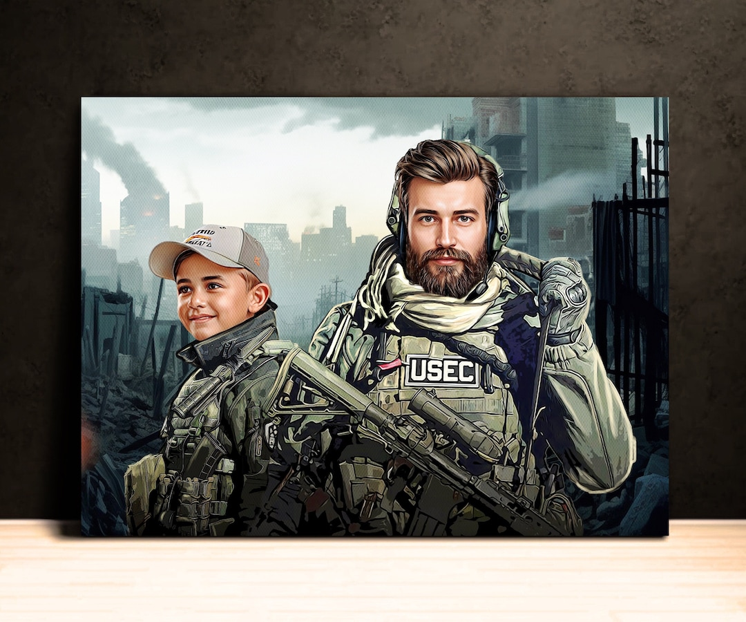 Escape From Tarkov Customized Portrait, Personalized Gaming Art, Gift ...
