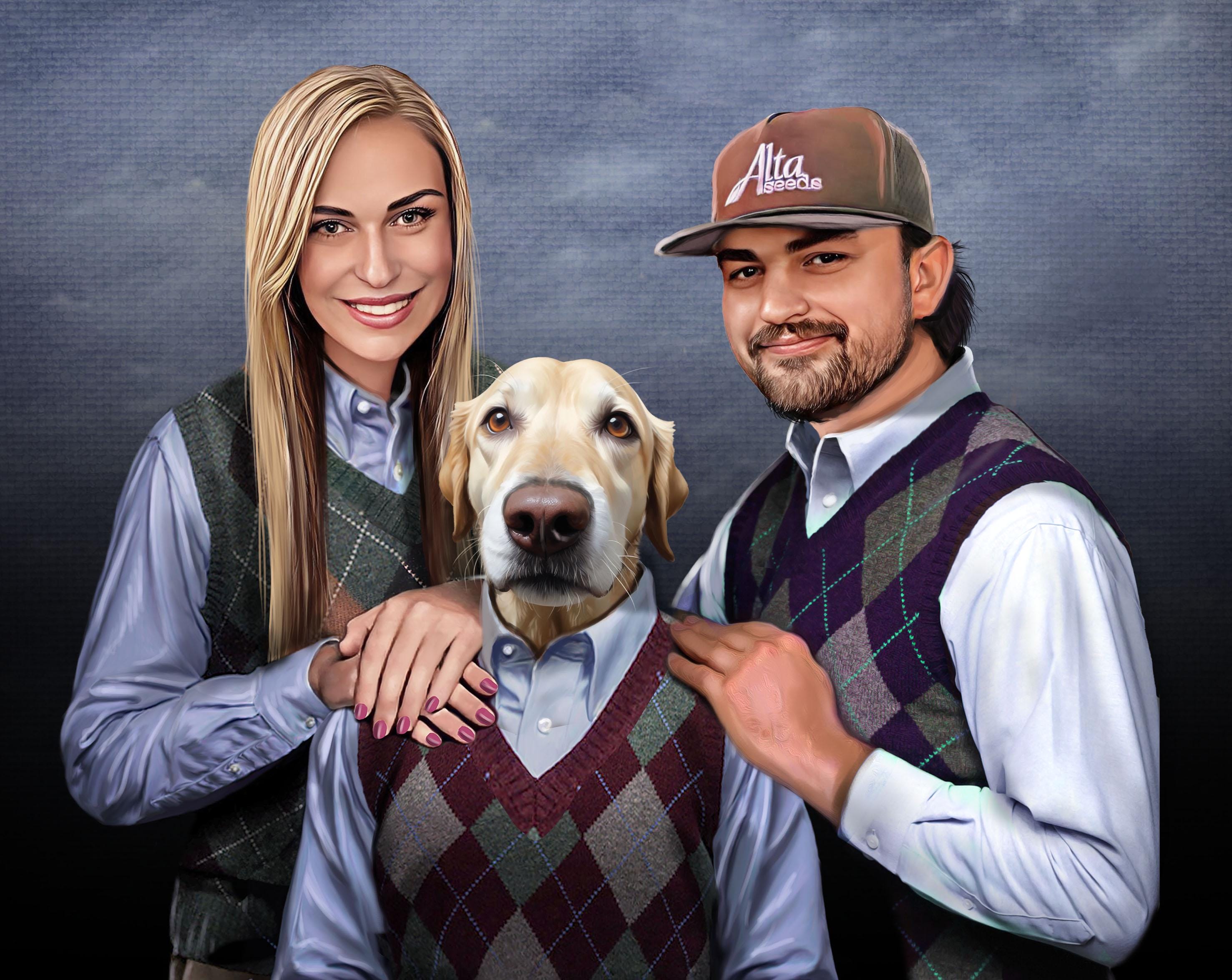 Step Brothers Family Portrait | Funny Portrait | Family Gift Ideas ...