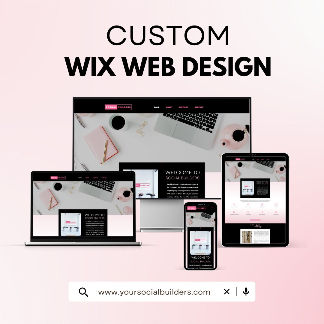 Custom WIX Website Design for Small Businesses Wix Website - Etsy
