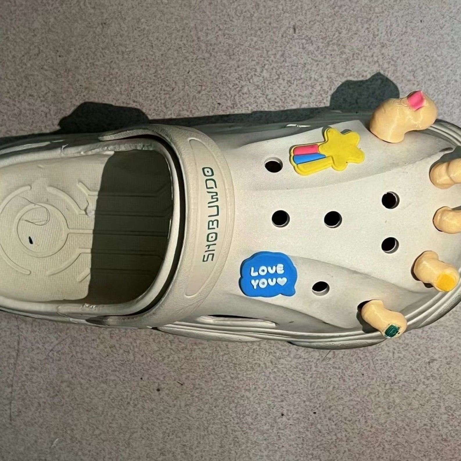 Toe Croc Charm Funny Shoe Charms for Crocs Hilarious Realistic Toes ...