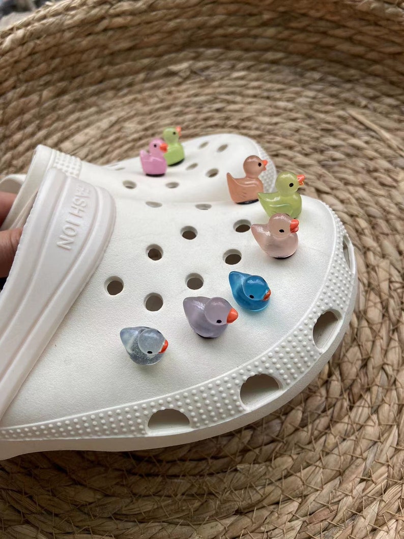 Duck Charms Glow in the Dark Duck Croc Charm 3D Duck Croc Charm Cute ...