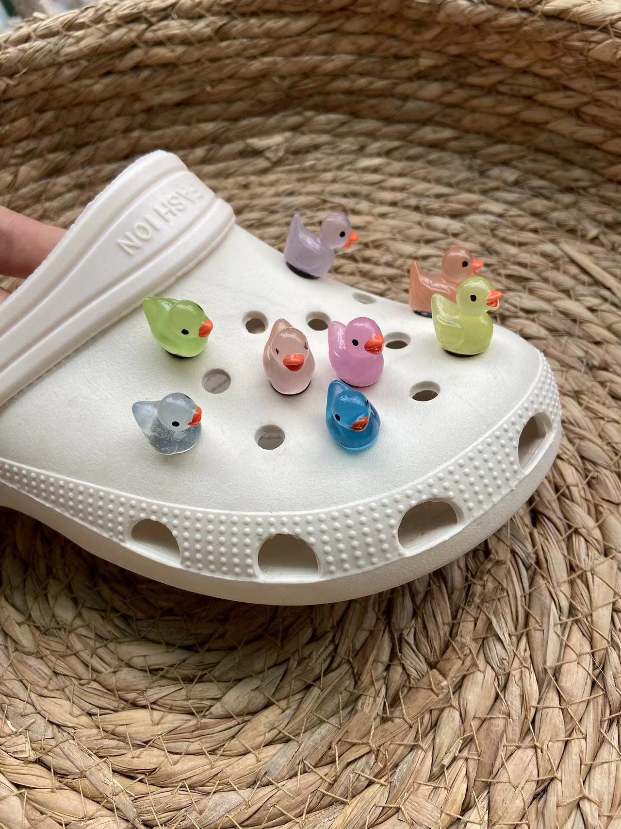 Duck Charms Glow in the Dark Duck Croc Charm 3D Duck Croc Charm Cute ...