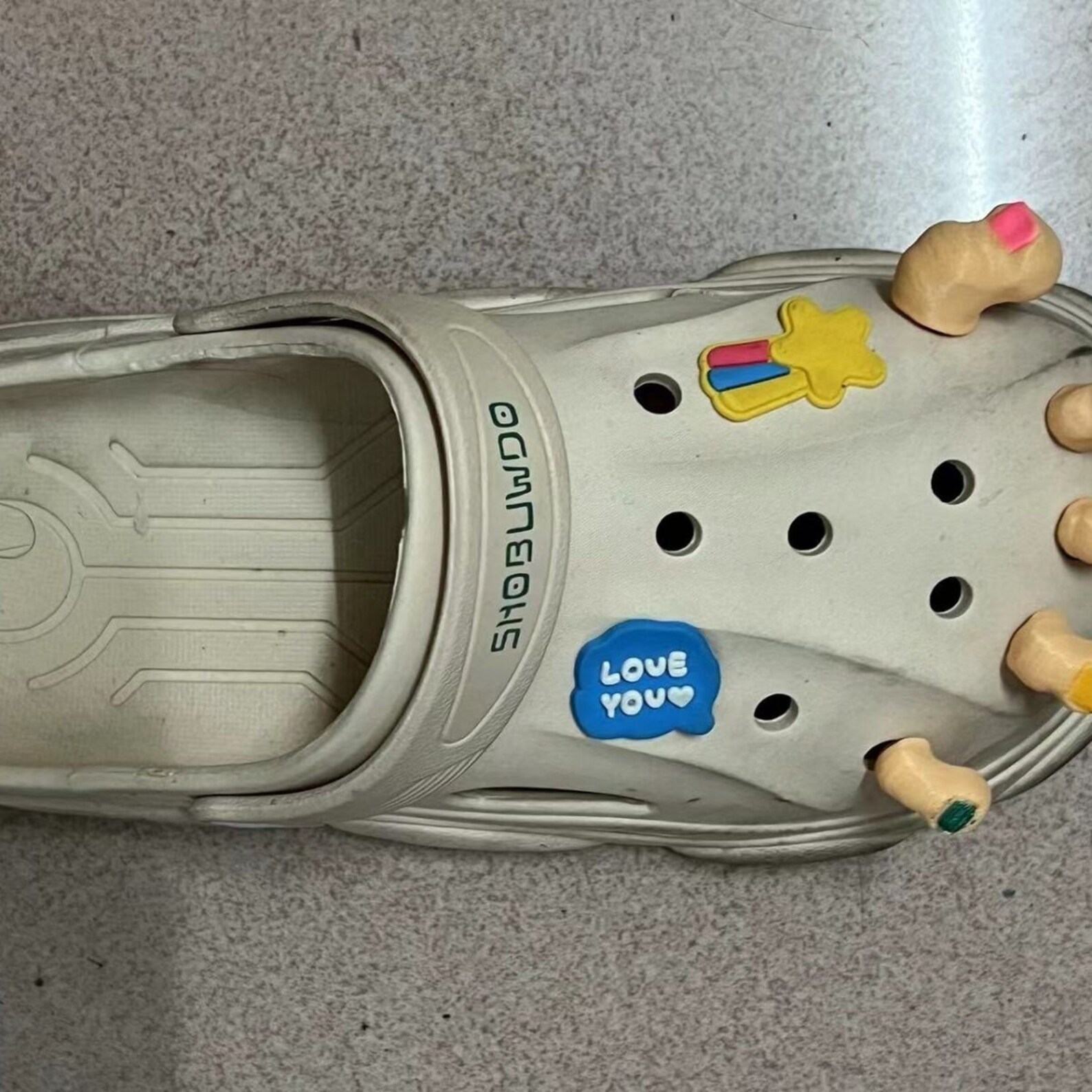 Toe Croc Charm Funny Shoe Charms for Crocs Hilarious Realistic Toes ...