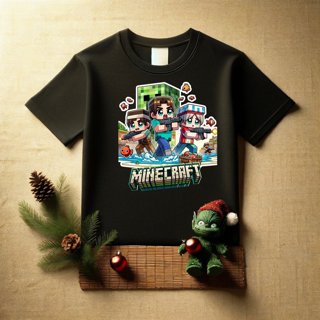 Minecraft T-shirt Design ,sublimation Designs,minecraft Tshirt Png ...
