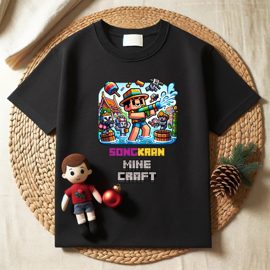 Minecraft Songkran,sublimation Designs,minecraft Tshirt Png, Tumbler ...