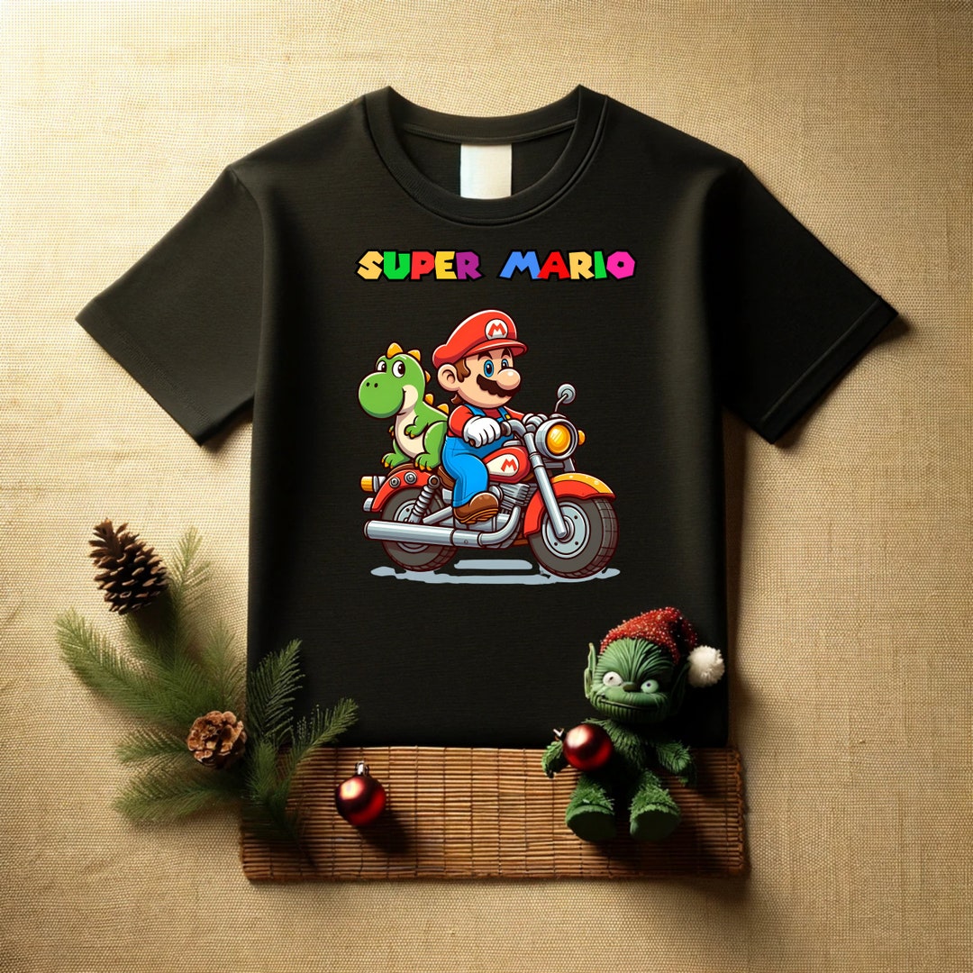 Mario T Shirt Kids PNG Children's Kids Design, for Sublimation ...