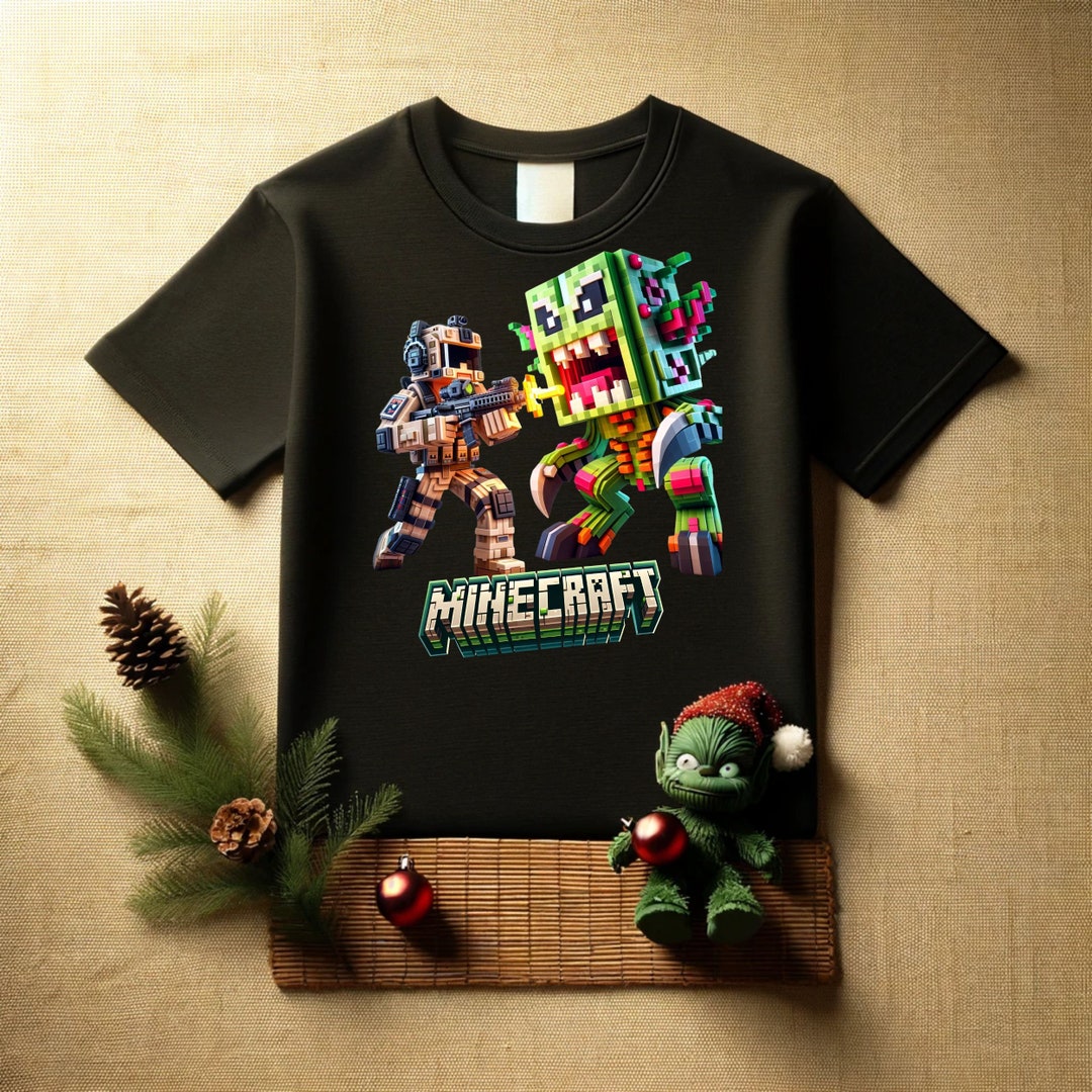 Minecraft T-shirt Design ,sublimation Designs,minecraft Tshirt Png ...