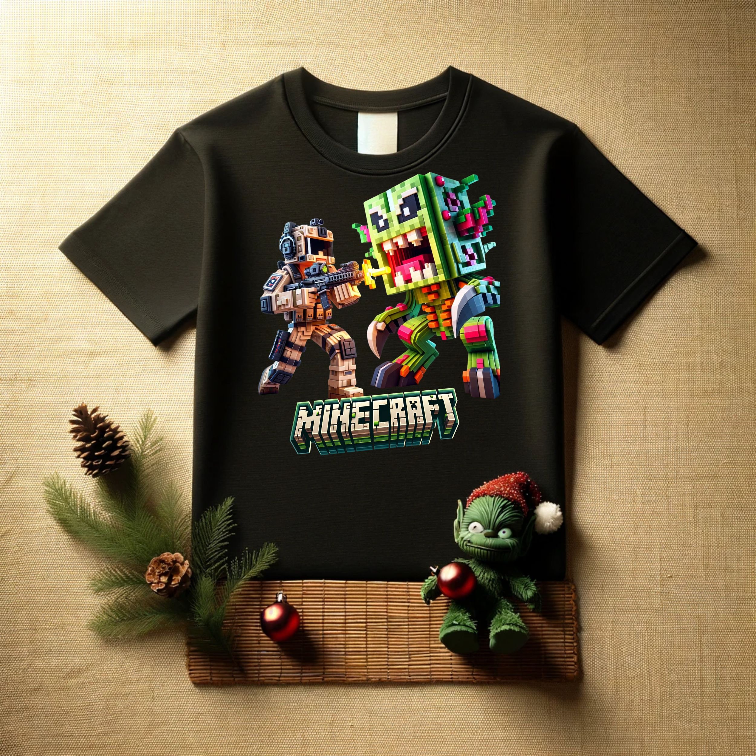 Minecraft T-shirt Design ,sublimation Designs,minecraft Tshirt Png ...