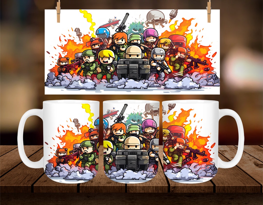 Minecraft Cup Mug Wrap, Cup Mug Wrap, 11oz and 15oz Mug Template, Mug ...