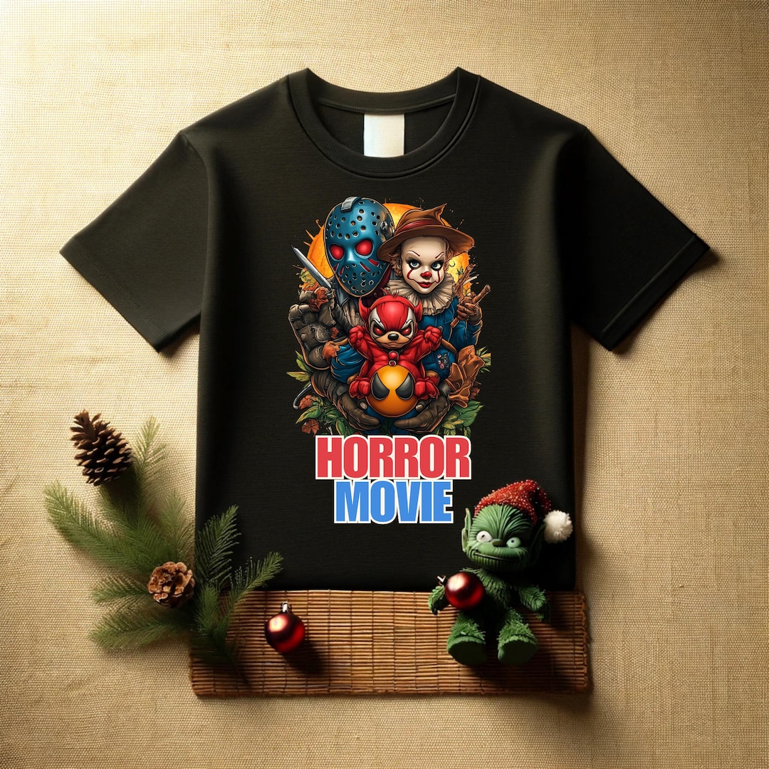 T Shirt Horror Movie Killers Png, Halloween Horror Characters, Friends ...