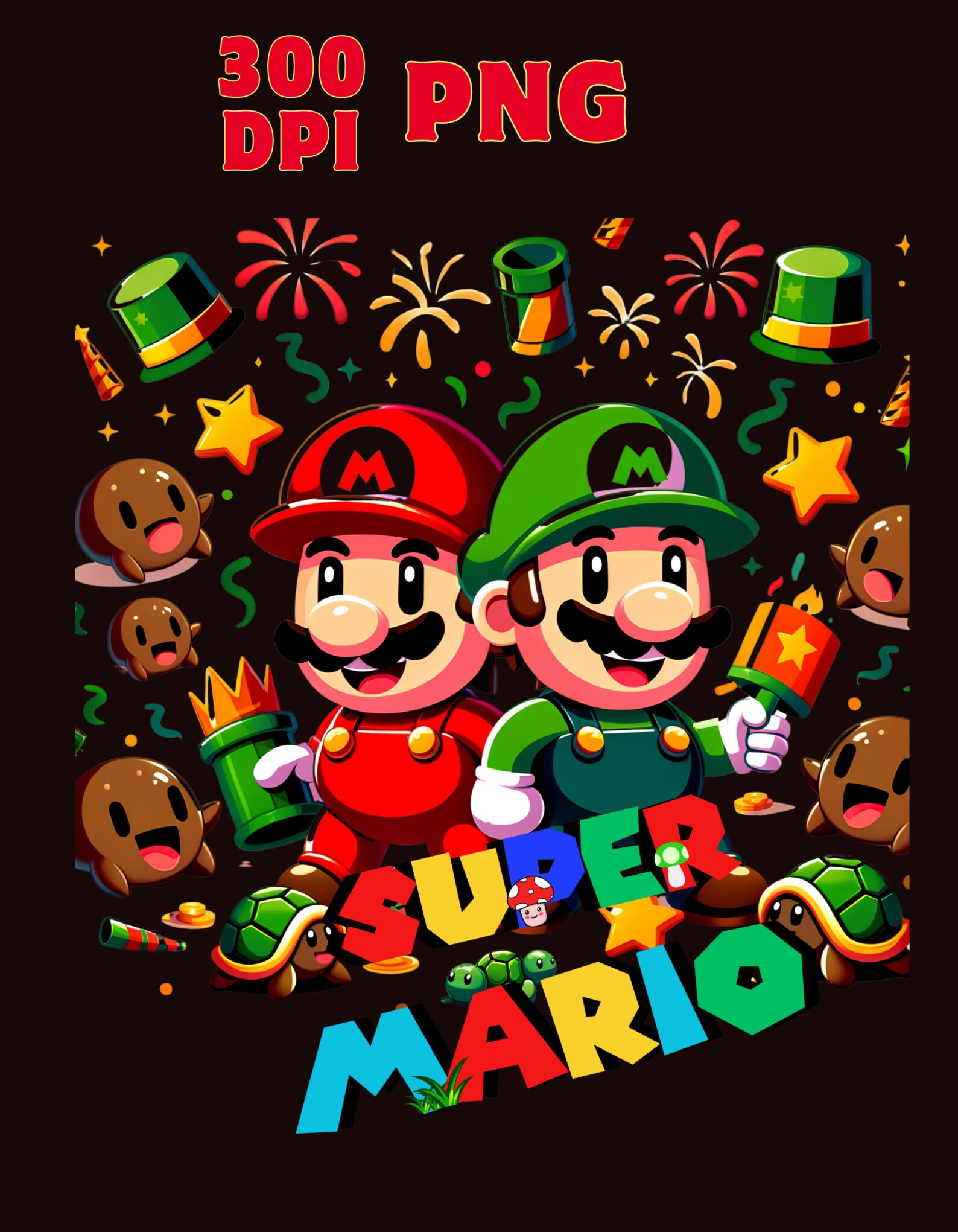 Mario PNG, Svg File , Mario Clipart Art, Mario Shirt Png, Printable ...