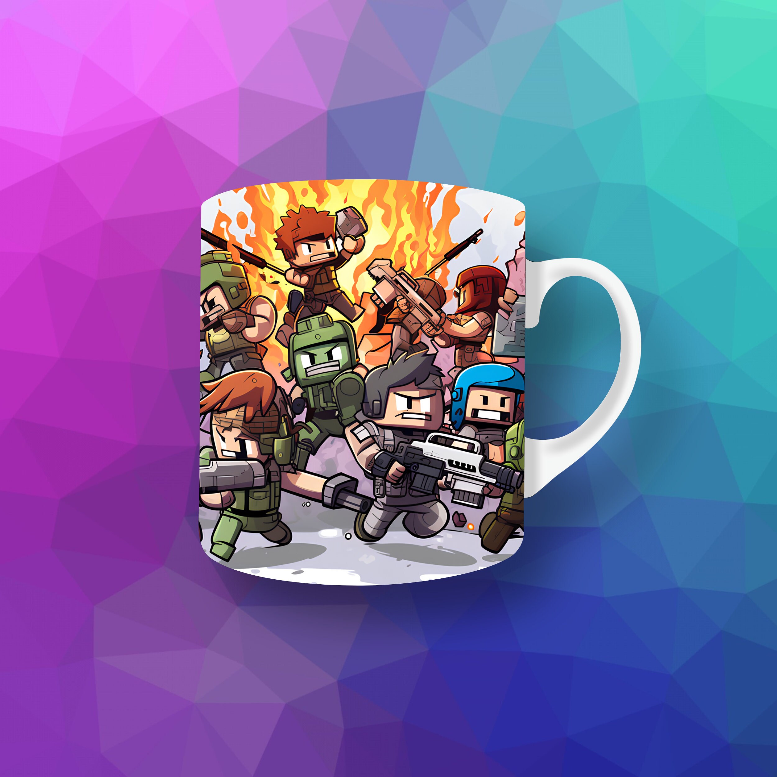 Minecraft-Cup-Becher-Wrap, Cup-Becher-Wrap, 11 Unze und 15 Unze Becher ...