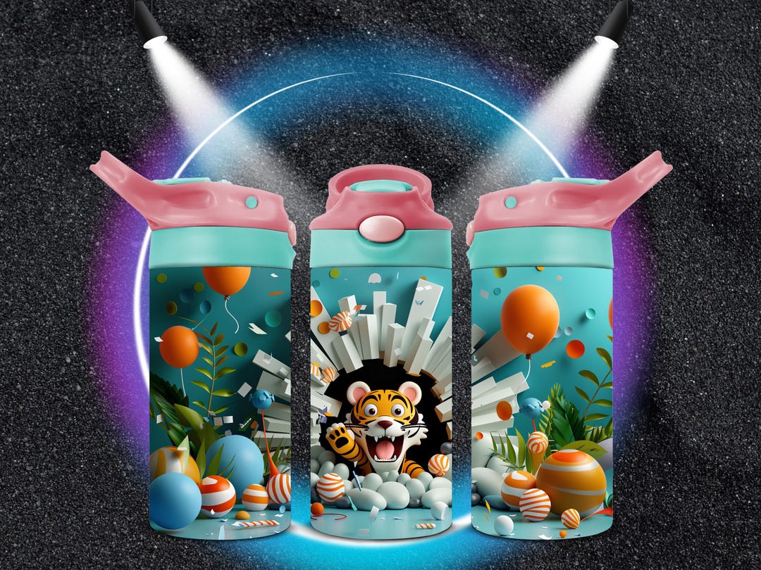 3D Cub Scout, 12oz Kids Flip Top Sippy Cup Tumbler Wrap, 12oz Straight ...