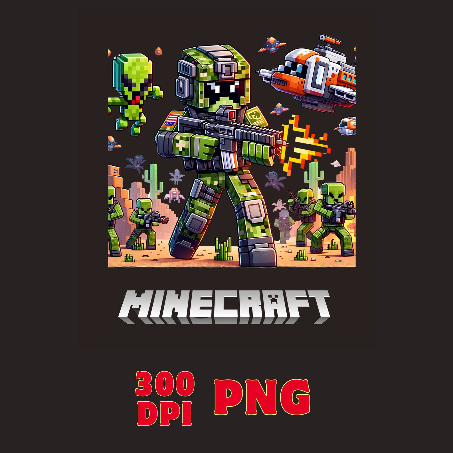 Minecraft PNG, Minecraft Clipart Art, Minecraft Shirt Png, Tumbler ...