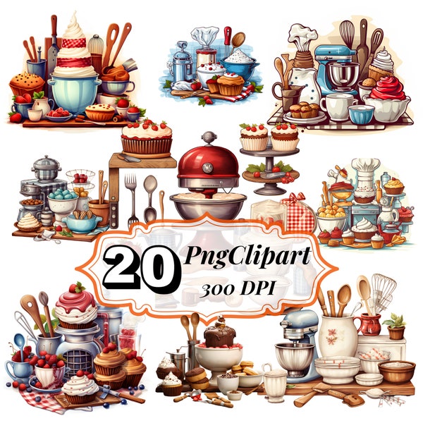 Utensils Clipart - Etsy