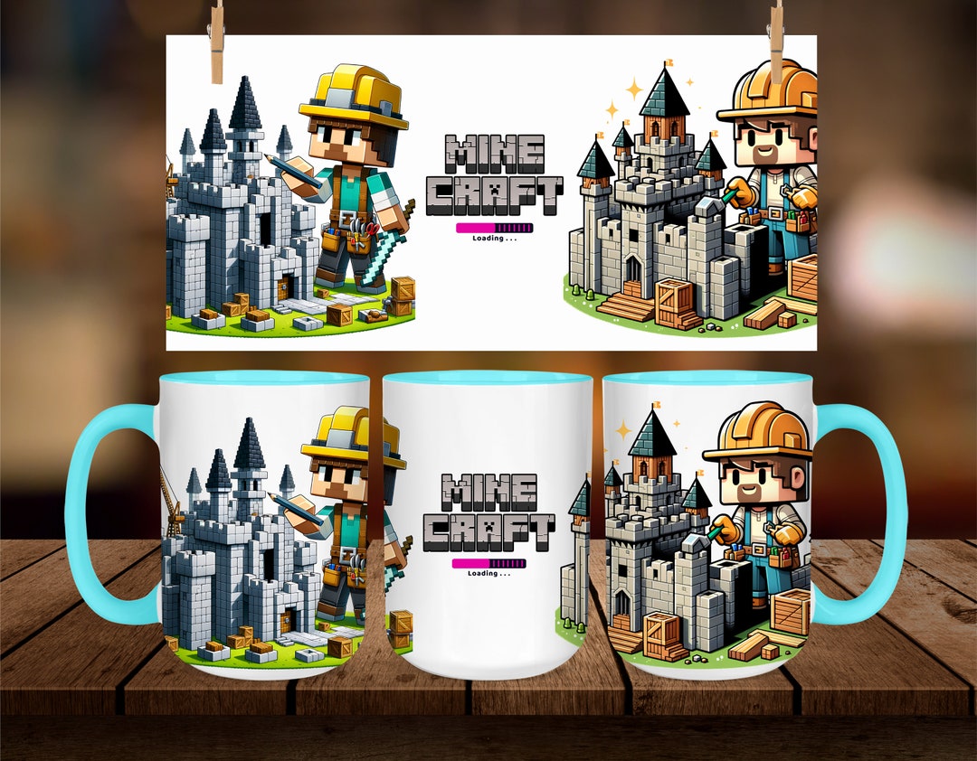 Minecraft Cup Mug,cup Mug Wrap, Mug Sublimation Design 11 Oz and 15 Oz ...