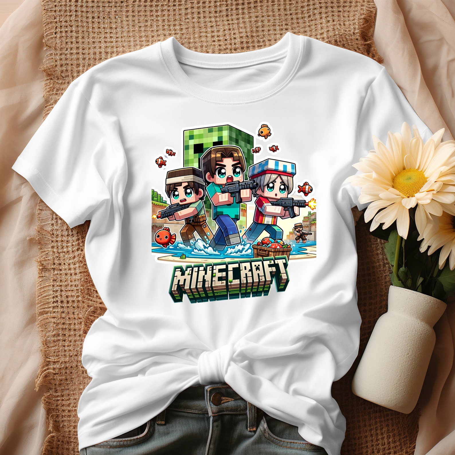 Minecraft T-shirt Design ,sublimation Designs,minecraft Tshirt Png ...