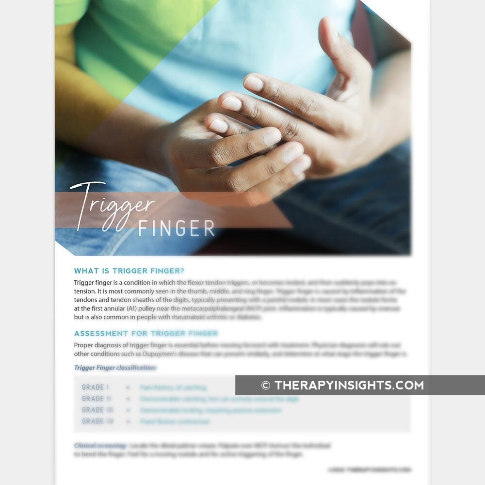 Printable Resource Trigger Finger - Etsy