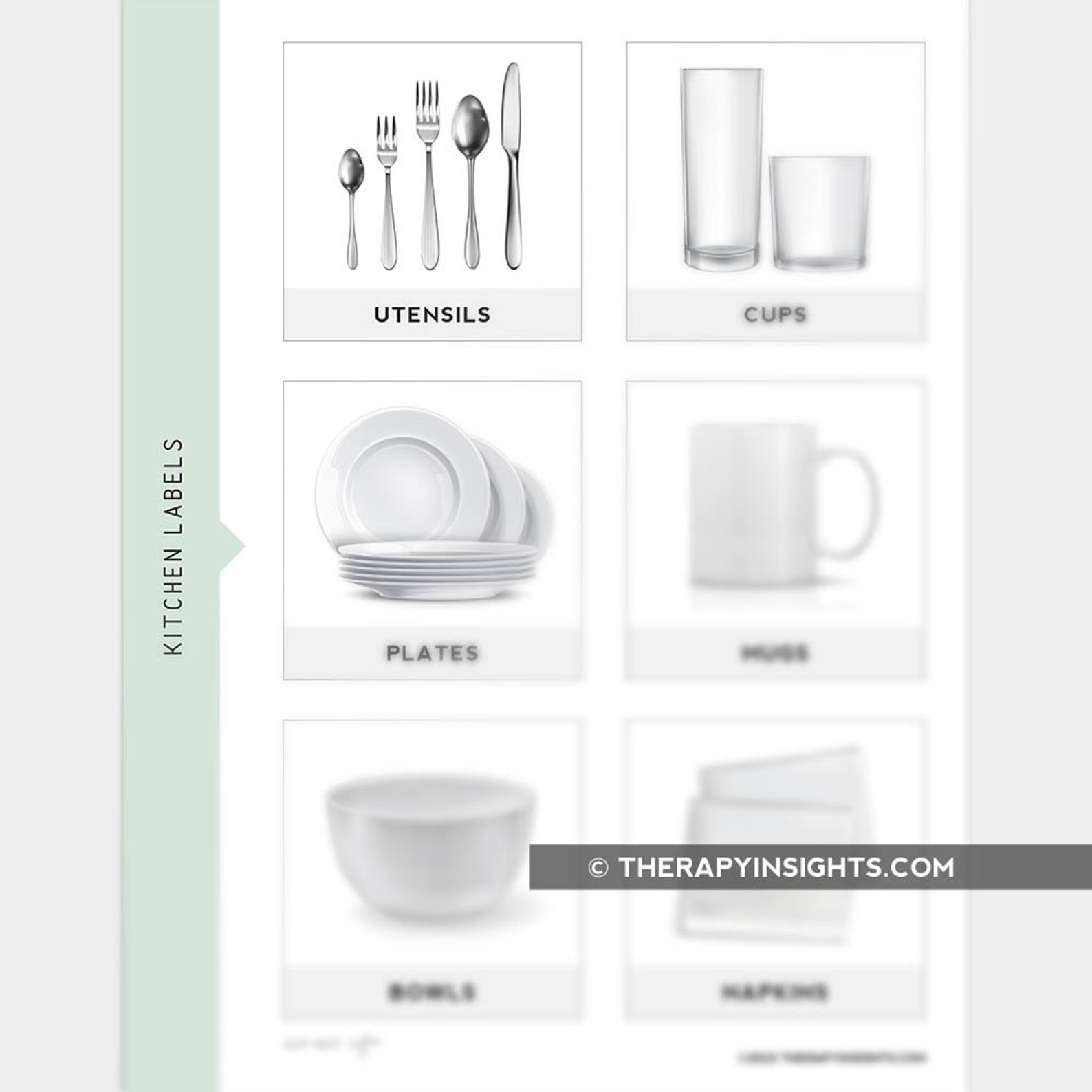 Printable Resource ADL Storage Labels - Etsy