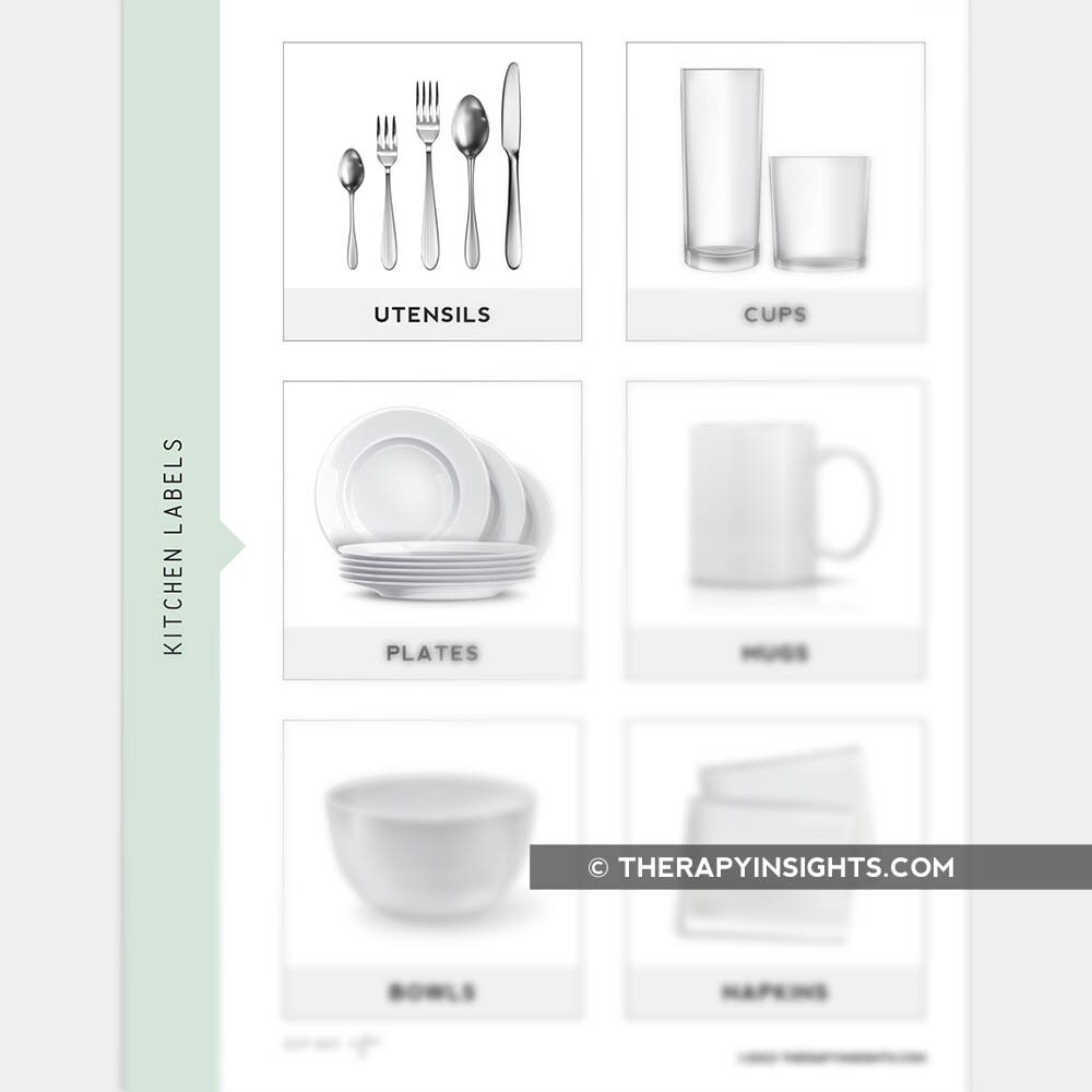 Printable Resource ADL Storage Labels - Etsy