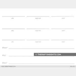 Printable Resource Verb Network Strengthening Treatment vnest - Etsy