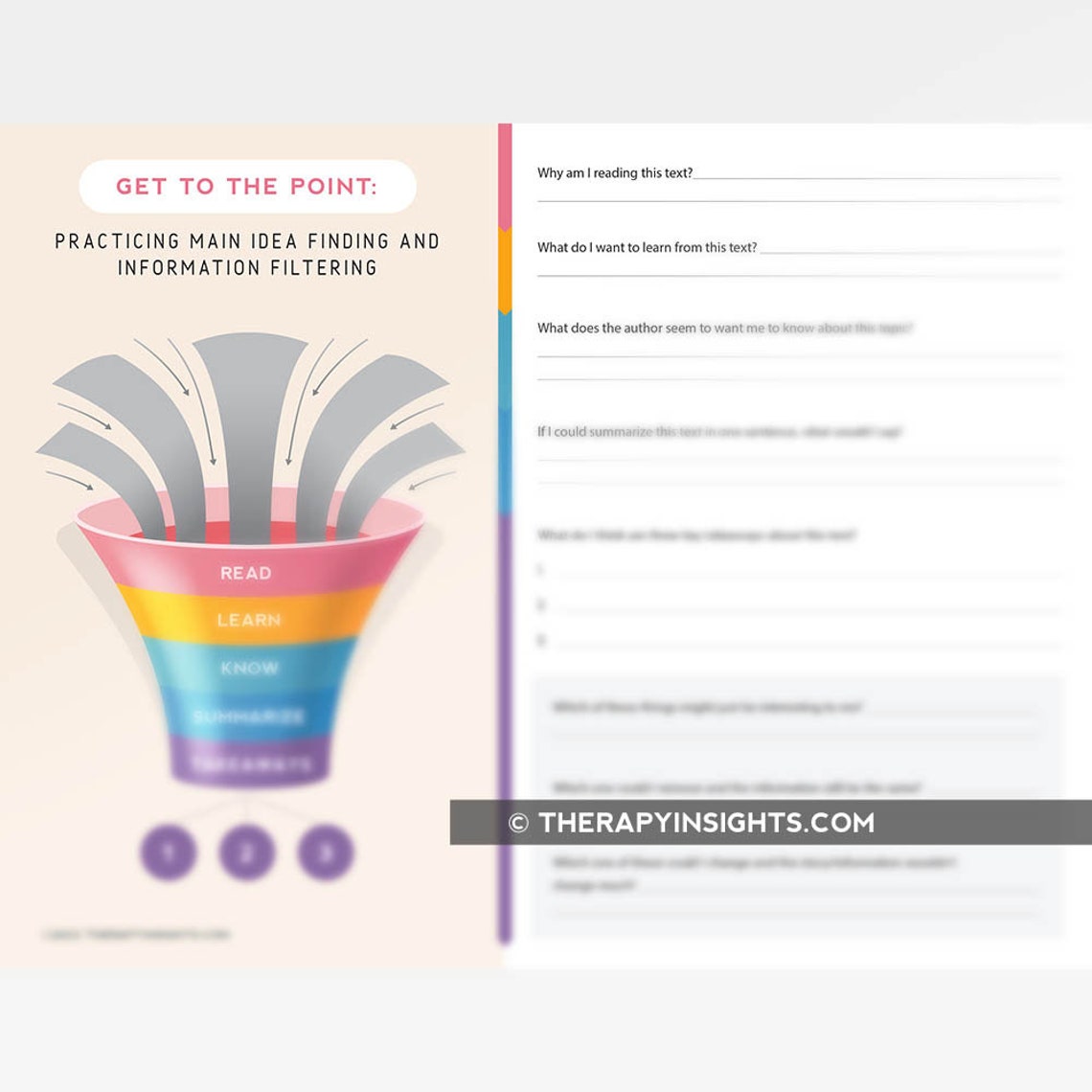 Printable Resource Get to the Point: Practicing Main Idea Finding and ...