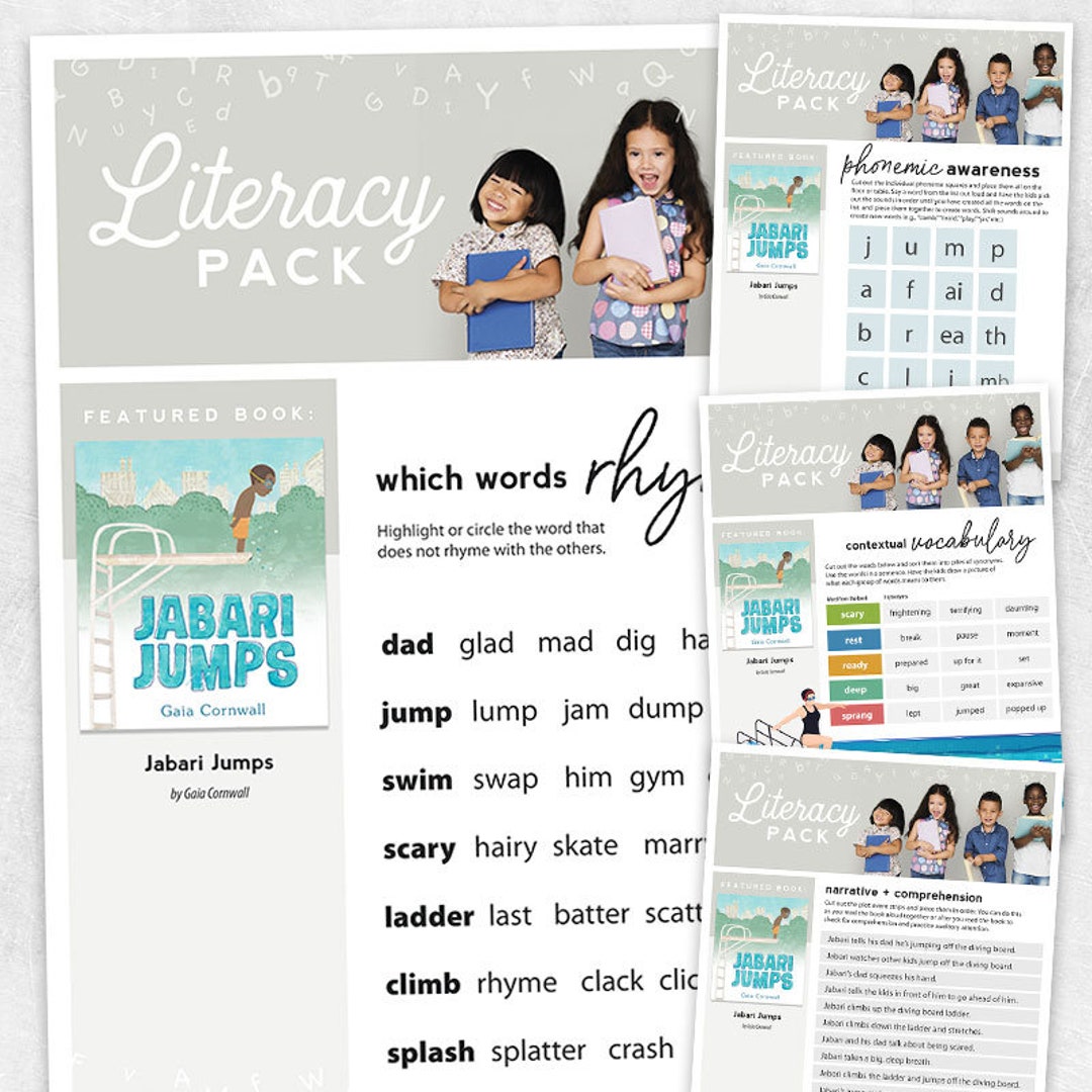 Printable Resource Book Activities Pack: Jabari Jumps - Etsy Australia