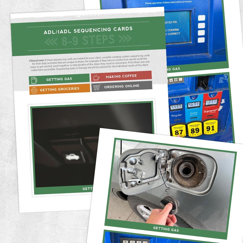 Printable Resource ADL/IADL Sequencing Cards 8-9 Steps - Etsy