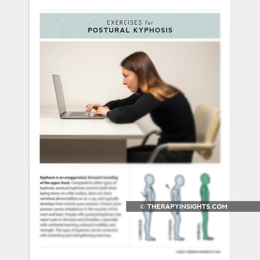 Kyphotic Posture Exercises