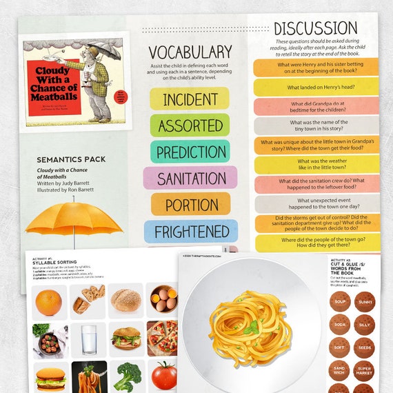 Cloudy With A Chance Of Meatballs 2 Activity Sheets