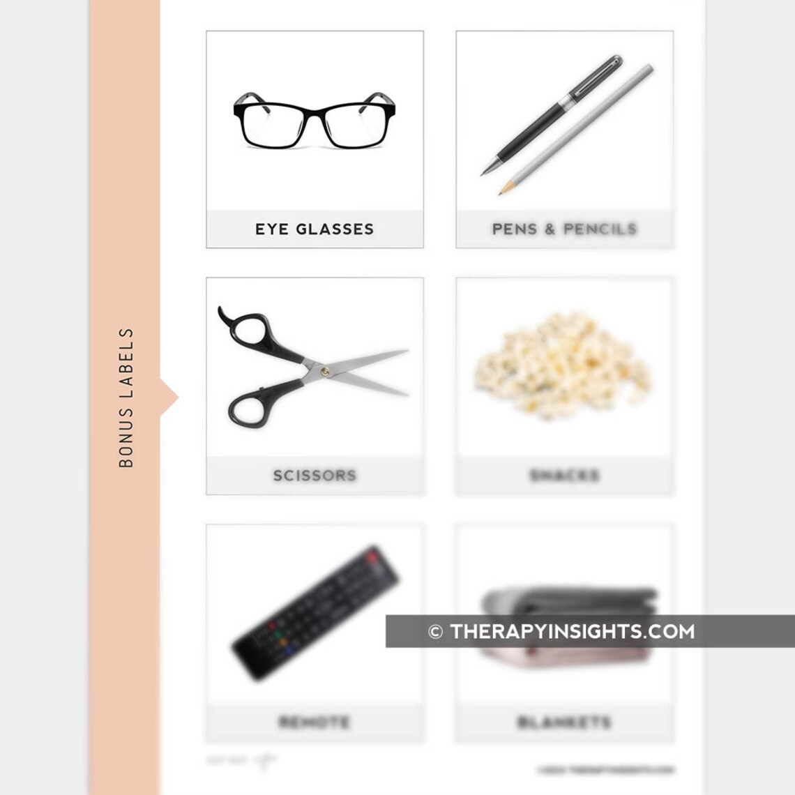 Printable Resource ADL Storage Labels - Etsy