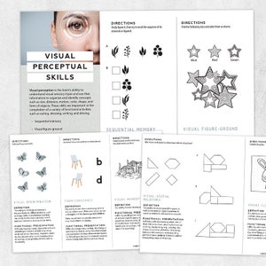 Printable Resource Visual Perceptual Skills - Etsy