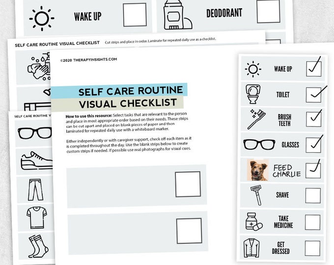 Printable Resource ADL Checklist for Early Dementia - Etsy