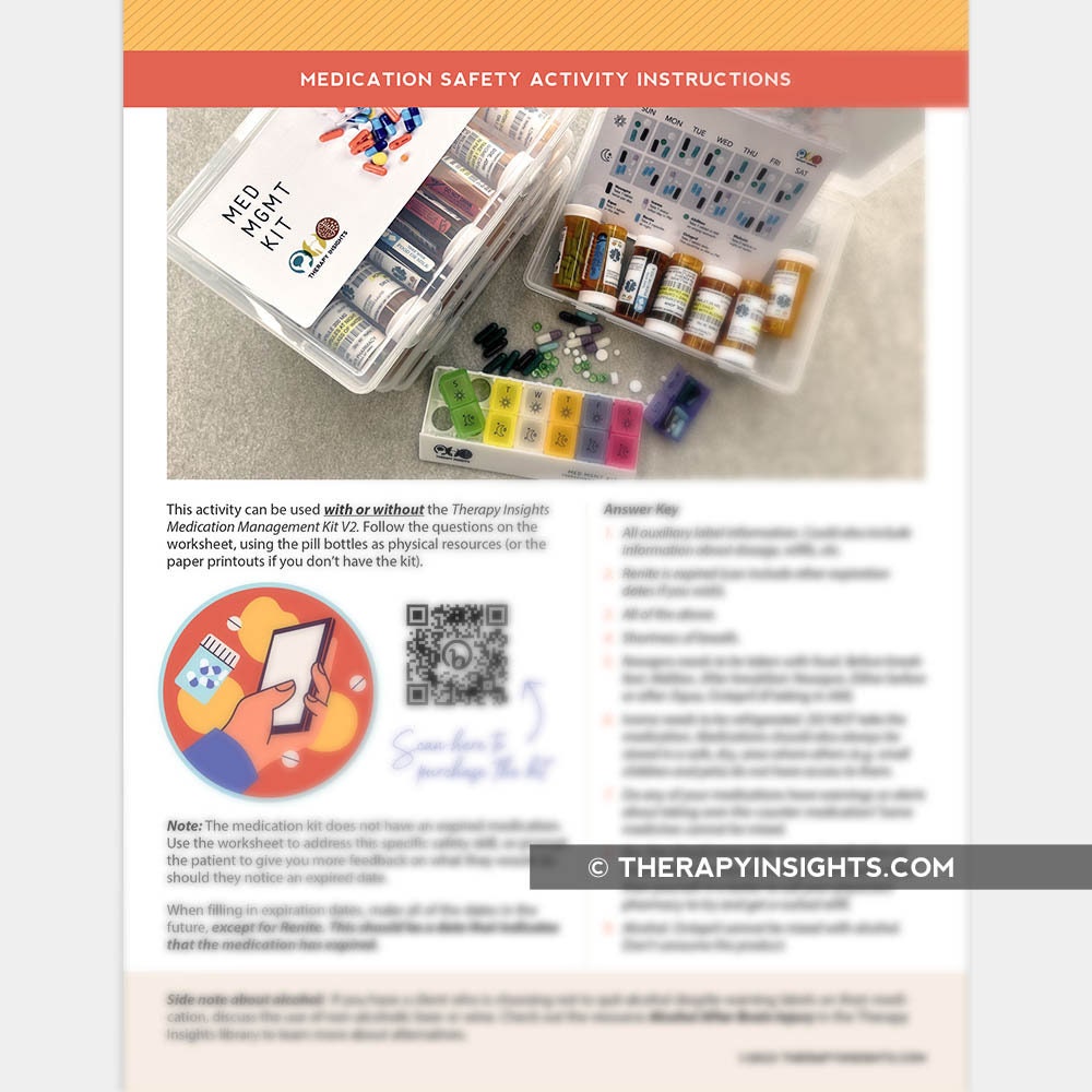 Printable Resource Medication Safety - Etsy