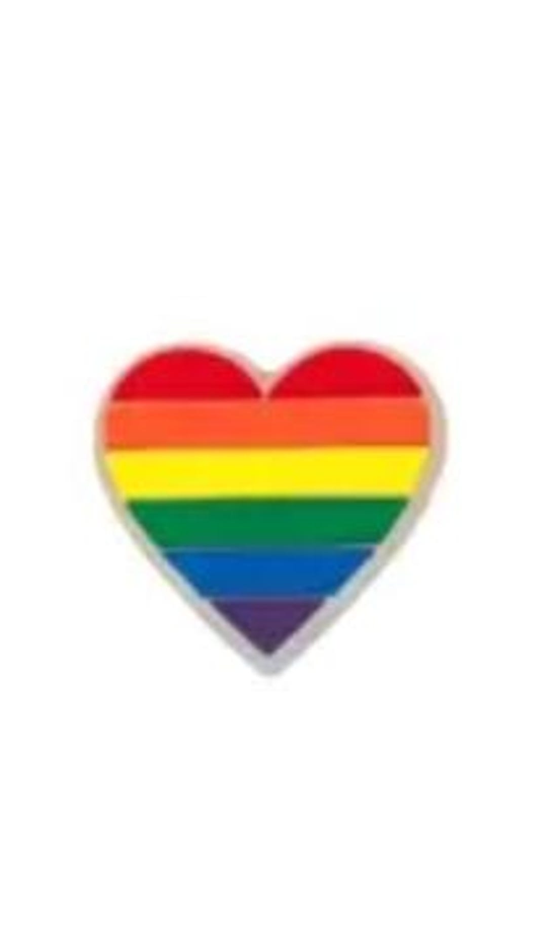 Light up Rainbow Heart Jibbitz - Etsy