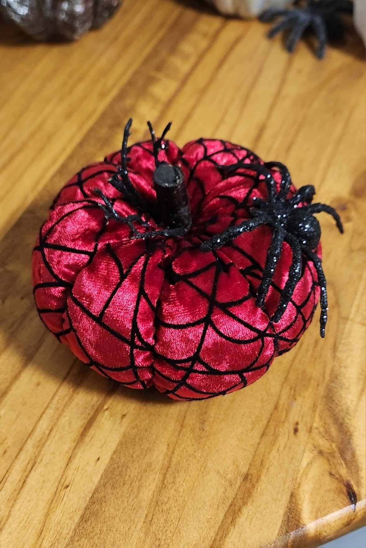 Spider Web Fabric Pumpkin - Etsy