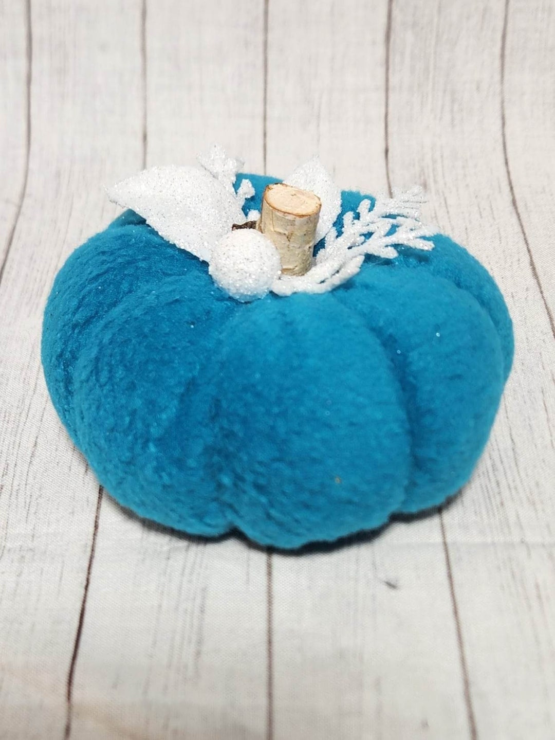 Frosted Yeti Fabric Pumpkin - Etsy