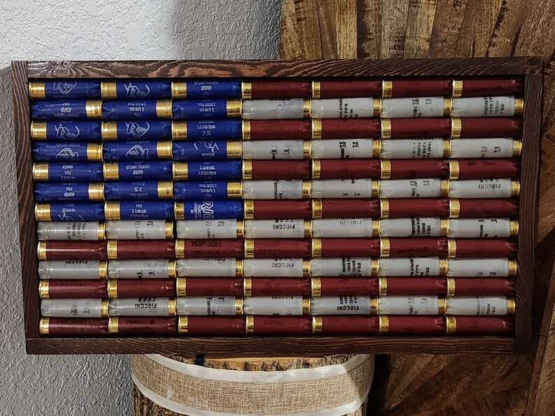 American Shell Flag Made to Order - Etsy