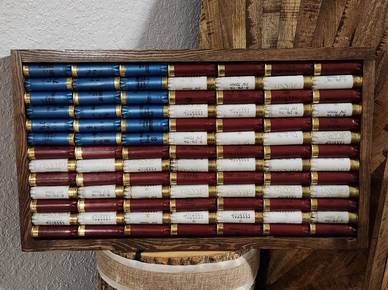 American Shell Flag Made to Order - Etsy
