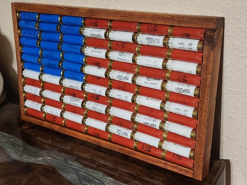 American Shell Flag | Made to Order - Etsy